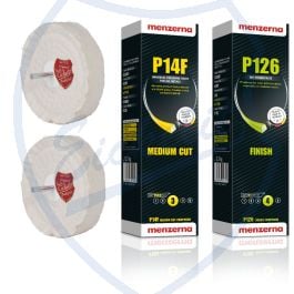 Polierset INOX "Hochglanz-Finish" | Bohrmaschine | 80 mm